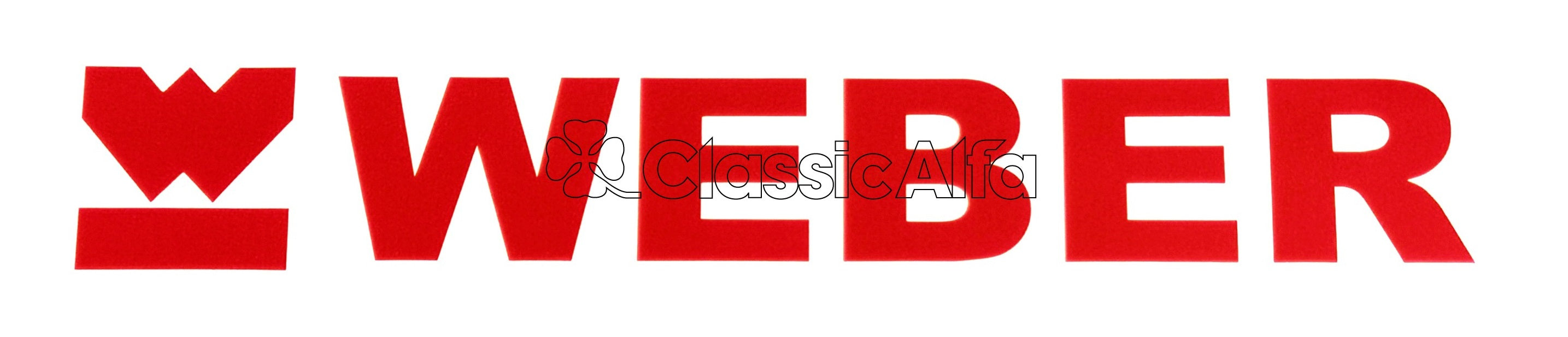 AC318 WEBER 7" BODY STICKER – Classic Alfa