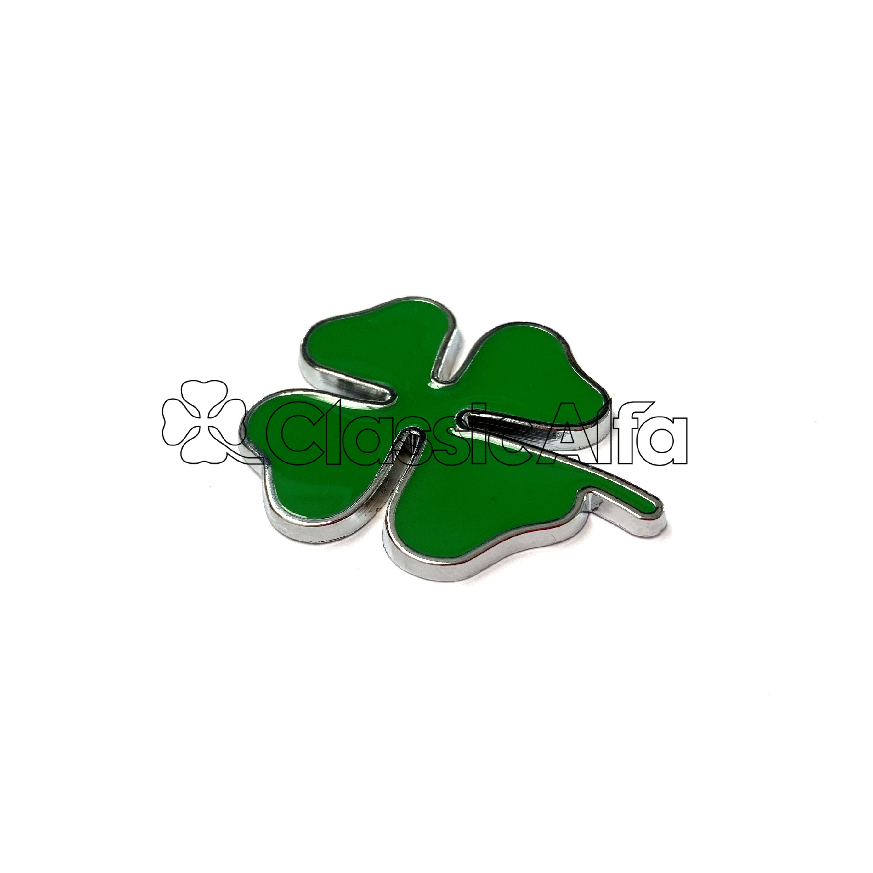 AC627 CLOVERLEAF SELF ADHESIVE BADGE (35mm) – Classic Alfa