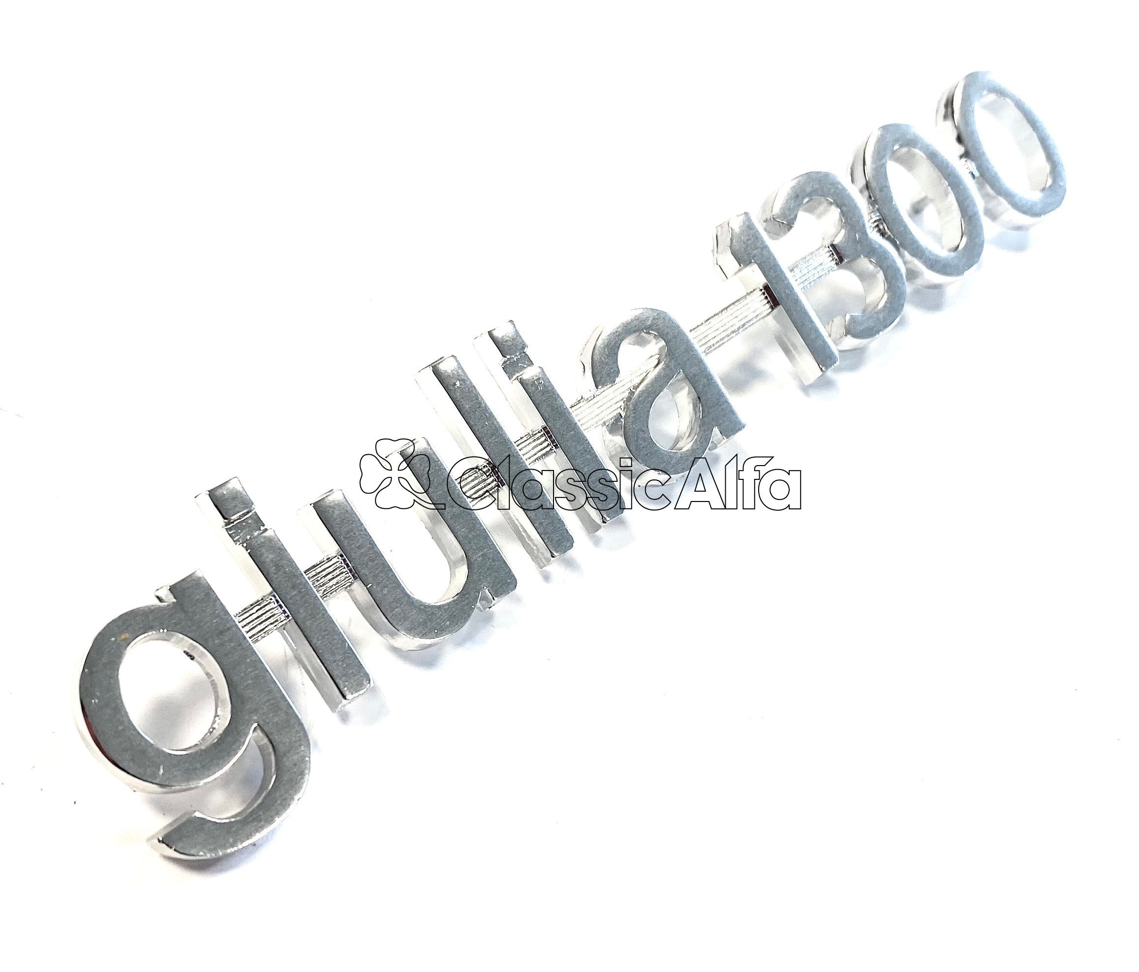 BG086 GIULIA EARLY "GIULIA 1300" BADGE – Classic Alfa