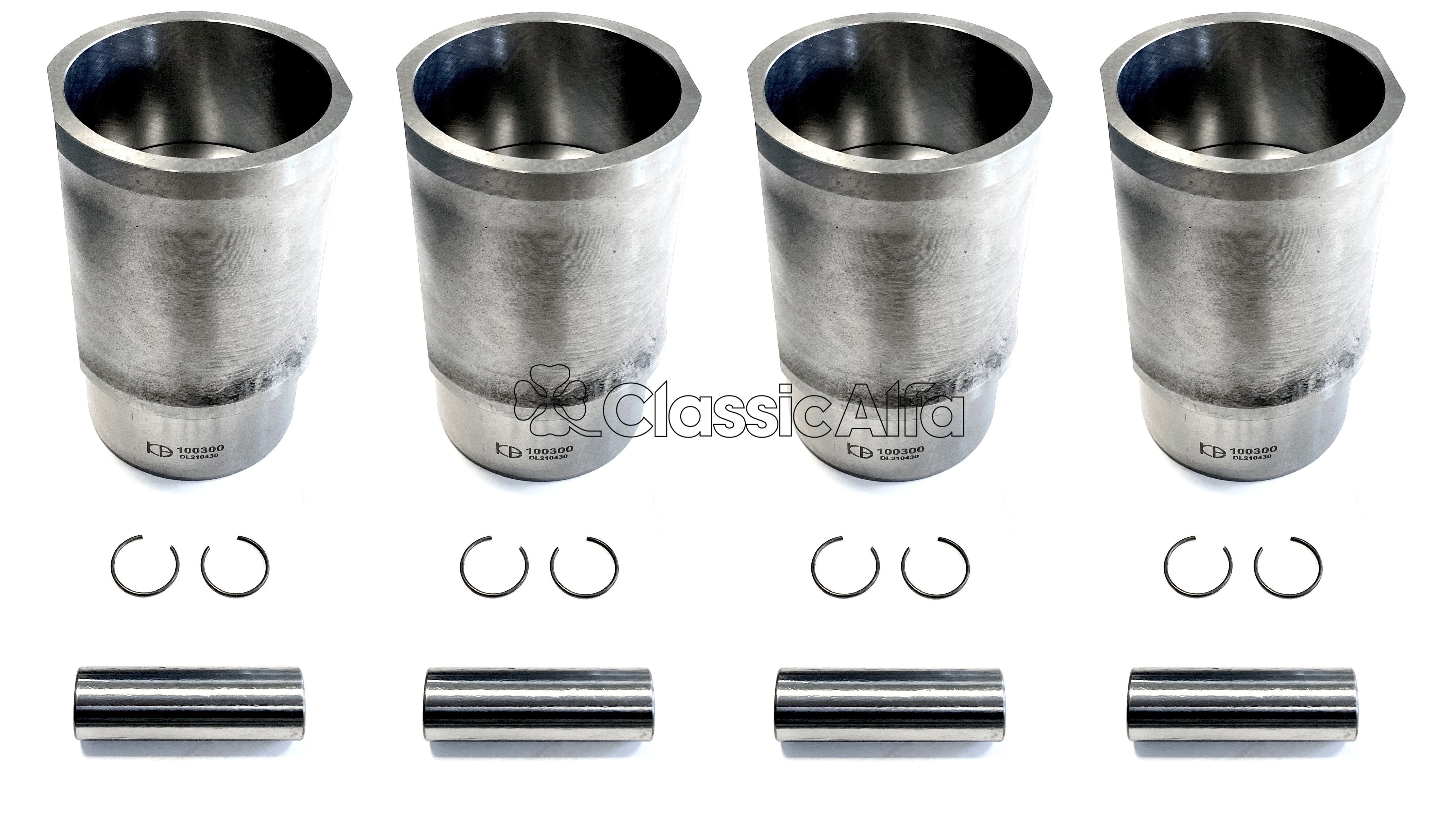 EN300 2000 TWIN SPARK PISTON & LINER SET (8 valve) – Classic Alfa