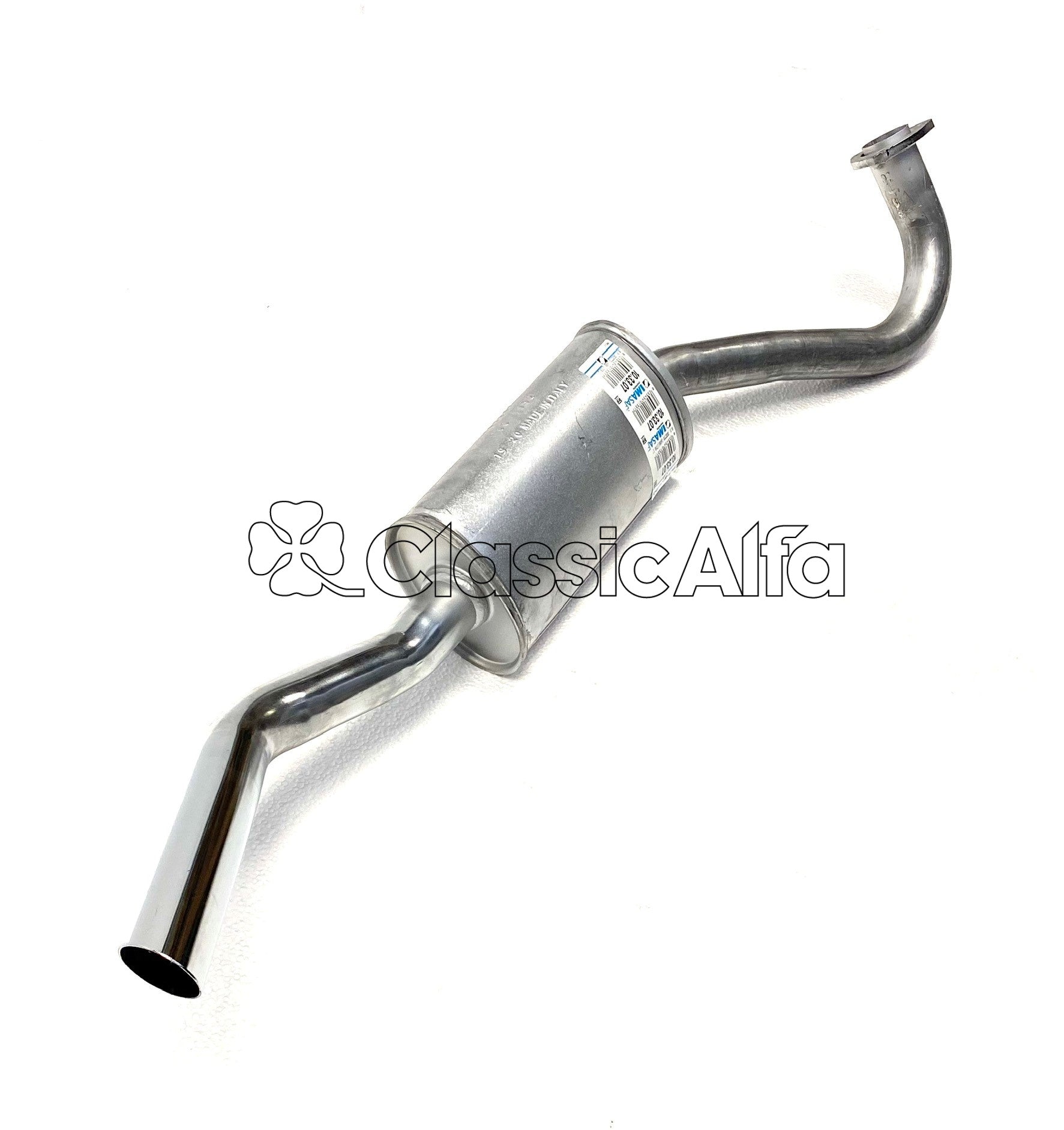 EX015 REAR EXHAUST SECTION - ROUNDTAIL SPIDER 1966-70 – Classic Alfa