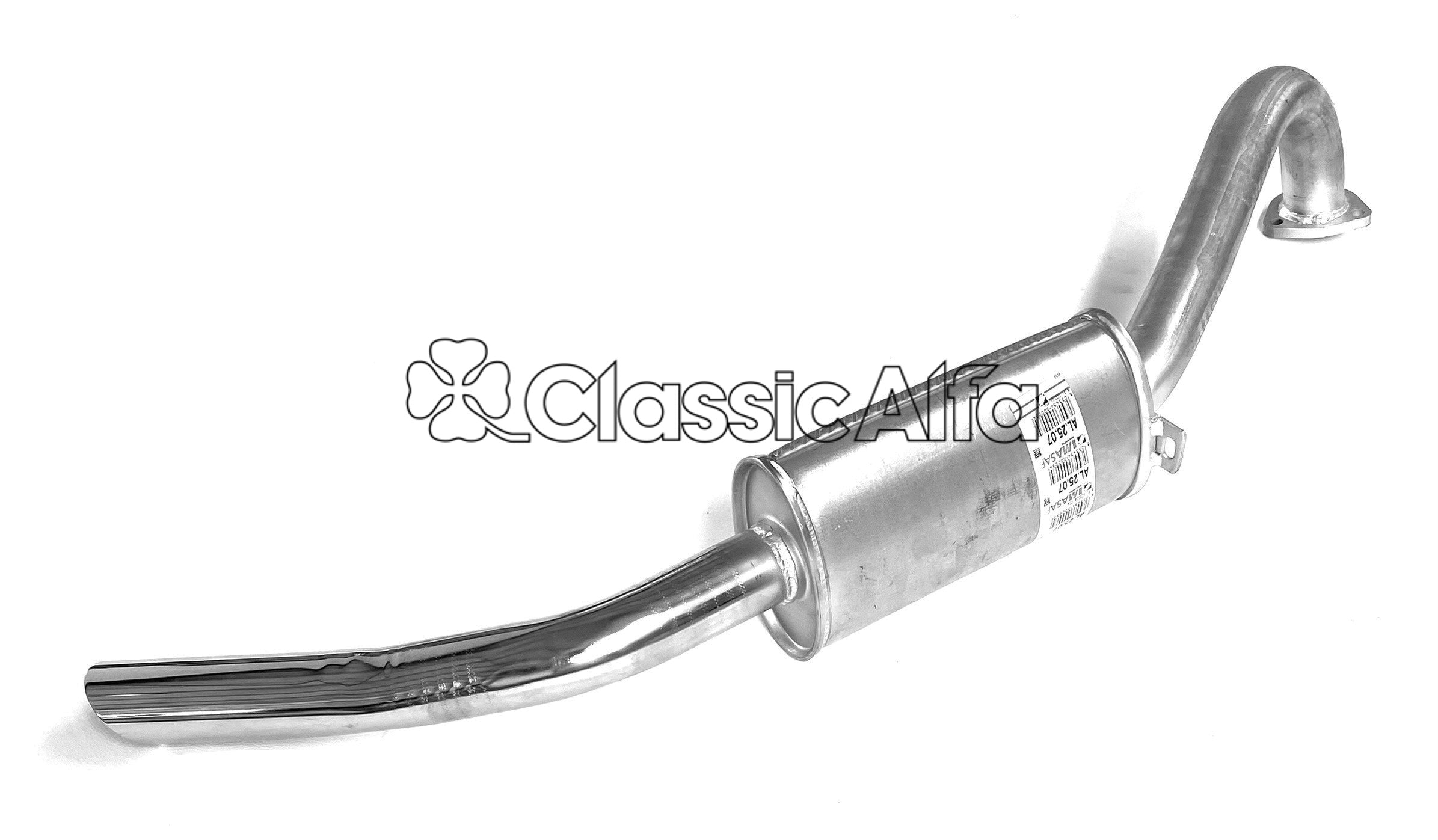 EX037 GTA REAR EXHAUST SECTION WITH SILENCER – Classic Alfa
