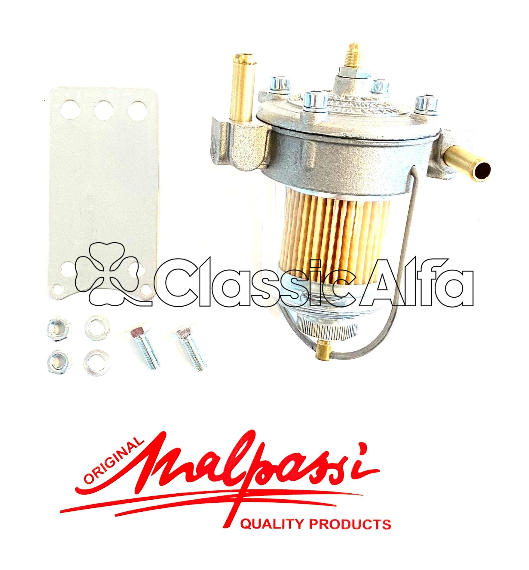 FL053 FILTER KING FUEL FILTER & REGULATOR WITH GLASS BOWL – Classic Alfa