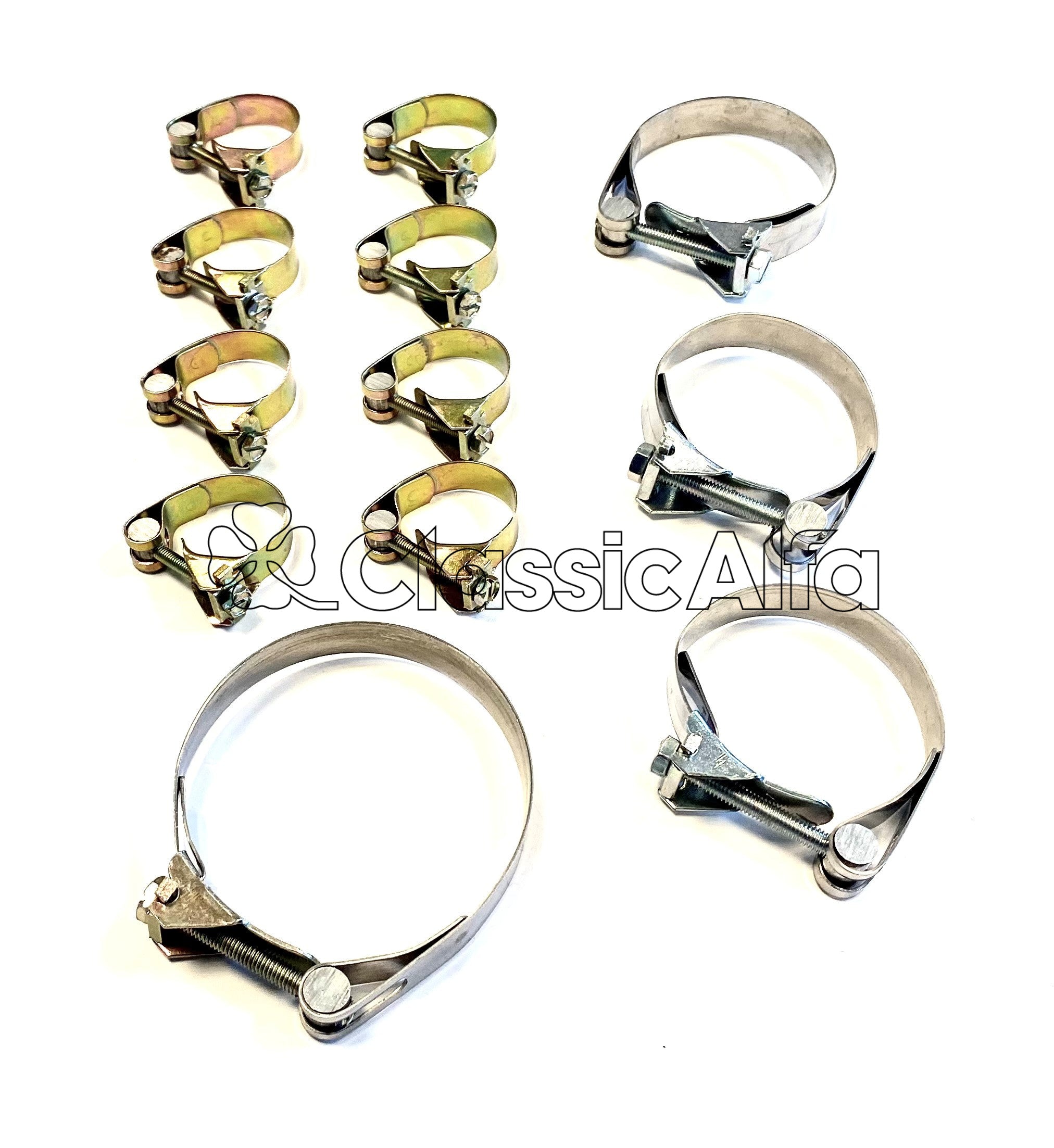 WA120 - ROMABLOK HOSE CLAMP KIT - EARLY CARS – Classic Alfa