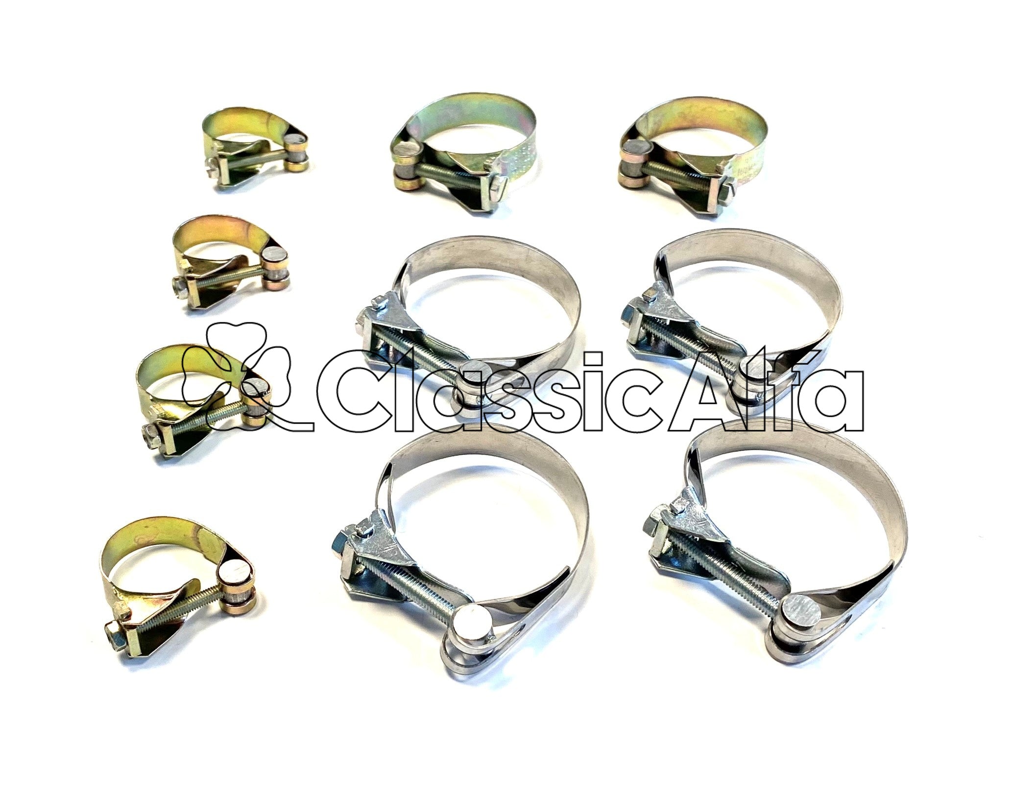 WA121 - ROMABLOK HOSE CLAMP KIT - LATE CARS – Classic Alfa
