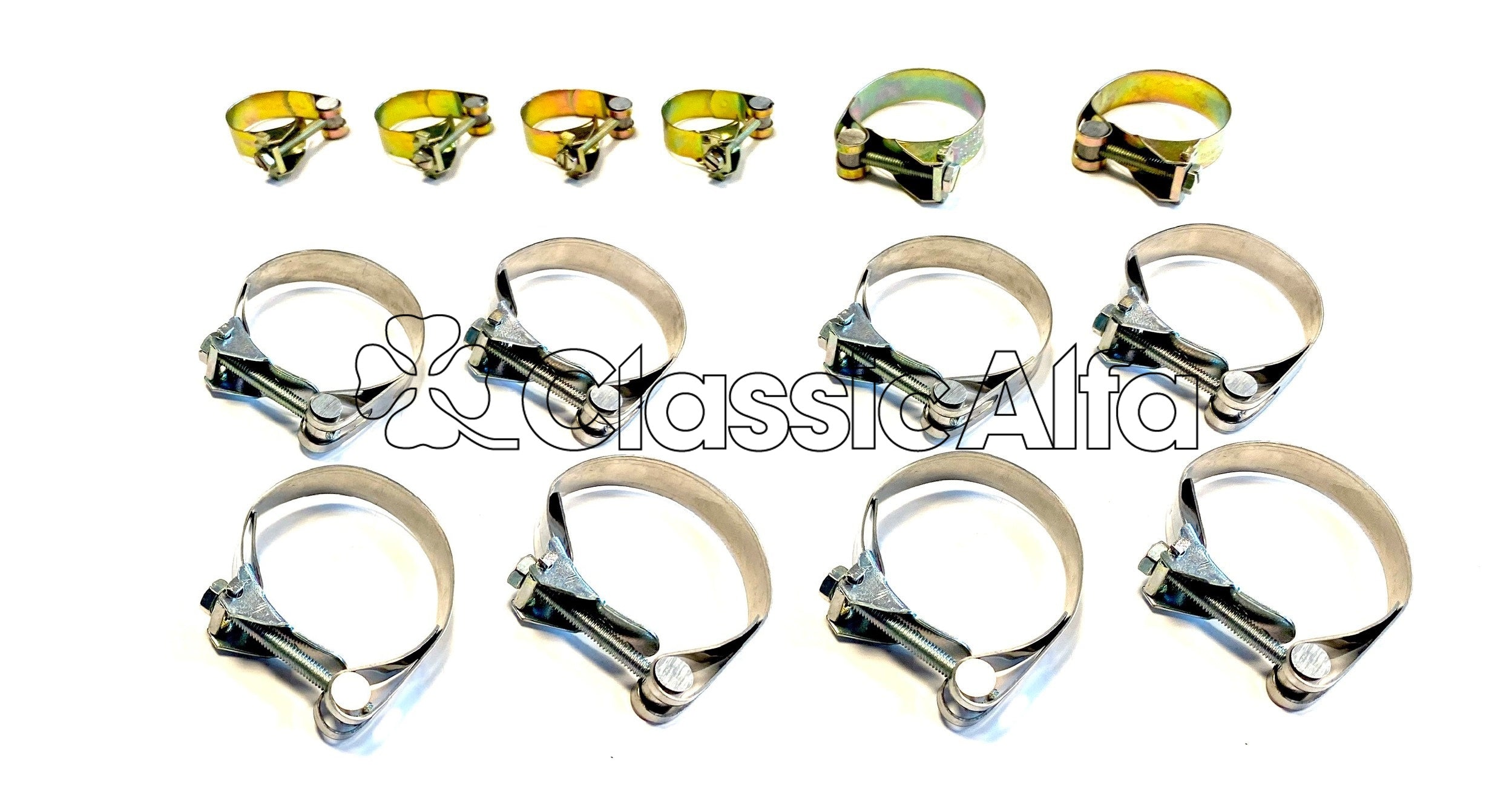 WA122 - ROMABLOK HOSE CLAMP KIT - 1750 CARS – Classic Alfa